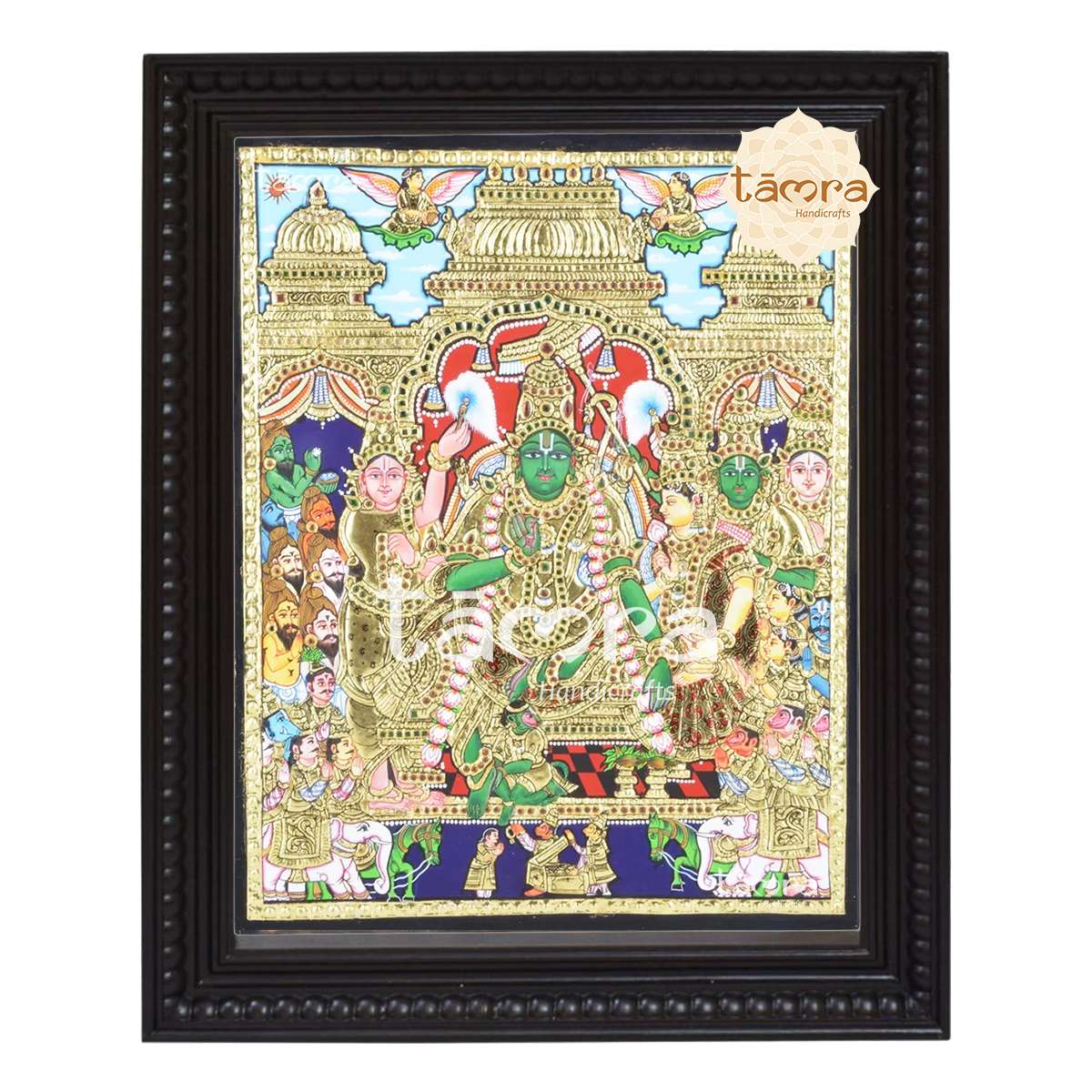 Buy Rama Darbar Tanjore Painting From Tamra Handicrafts Bengaluru