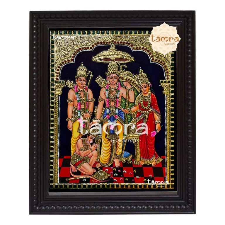 Get Ram Darbar Tanjore Painting From Tamra Handicrafts