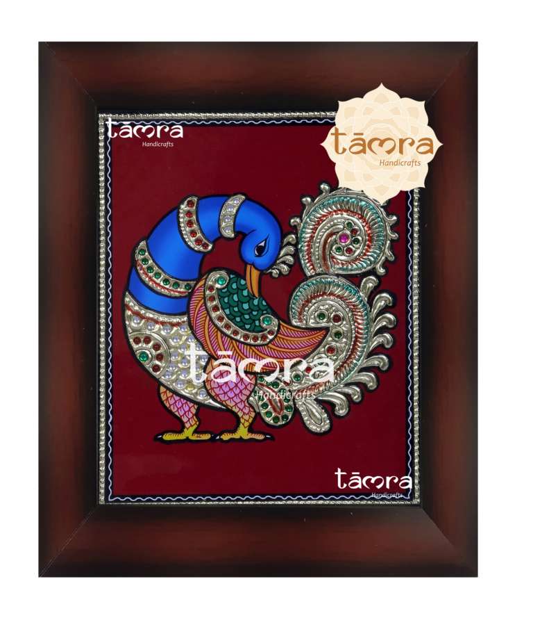 Buy Anna Pakshi Tanjore Painting From Tamra Handicrafts